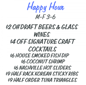 Menu – Outriggers